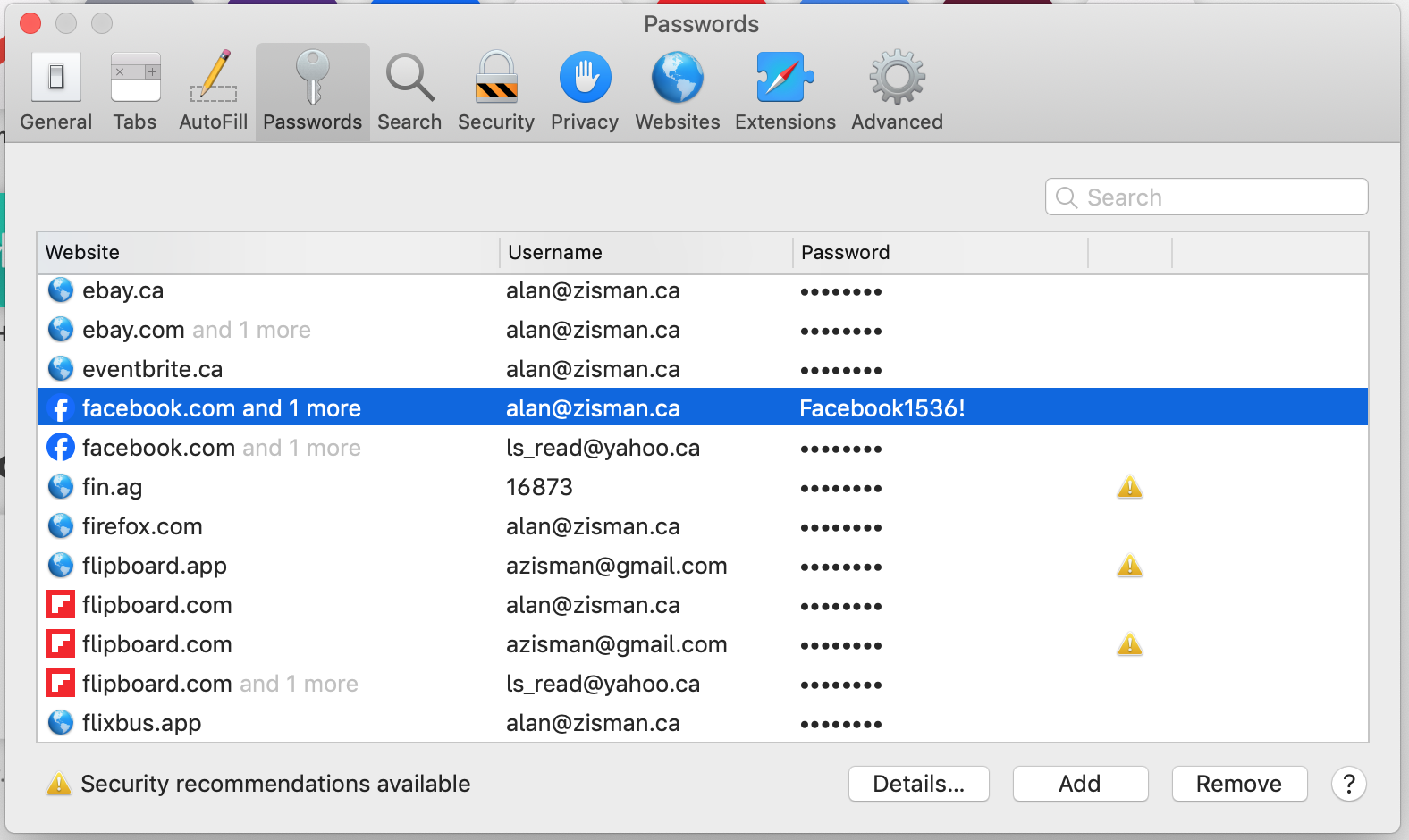 Forgot the password to a website? Maybe your browser can help